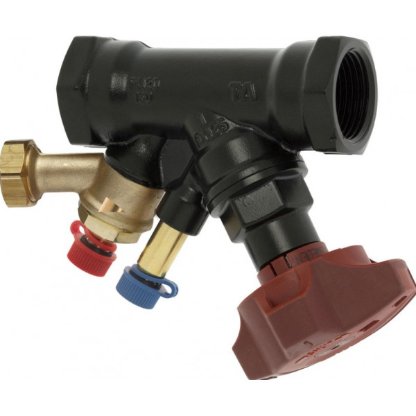 TA STAD-B vyvažovací ventil DN25, PN20, s vypouštěním 1", závitový, voda